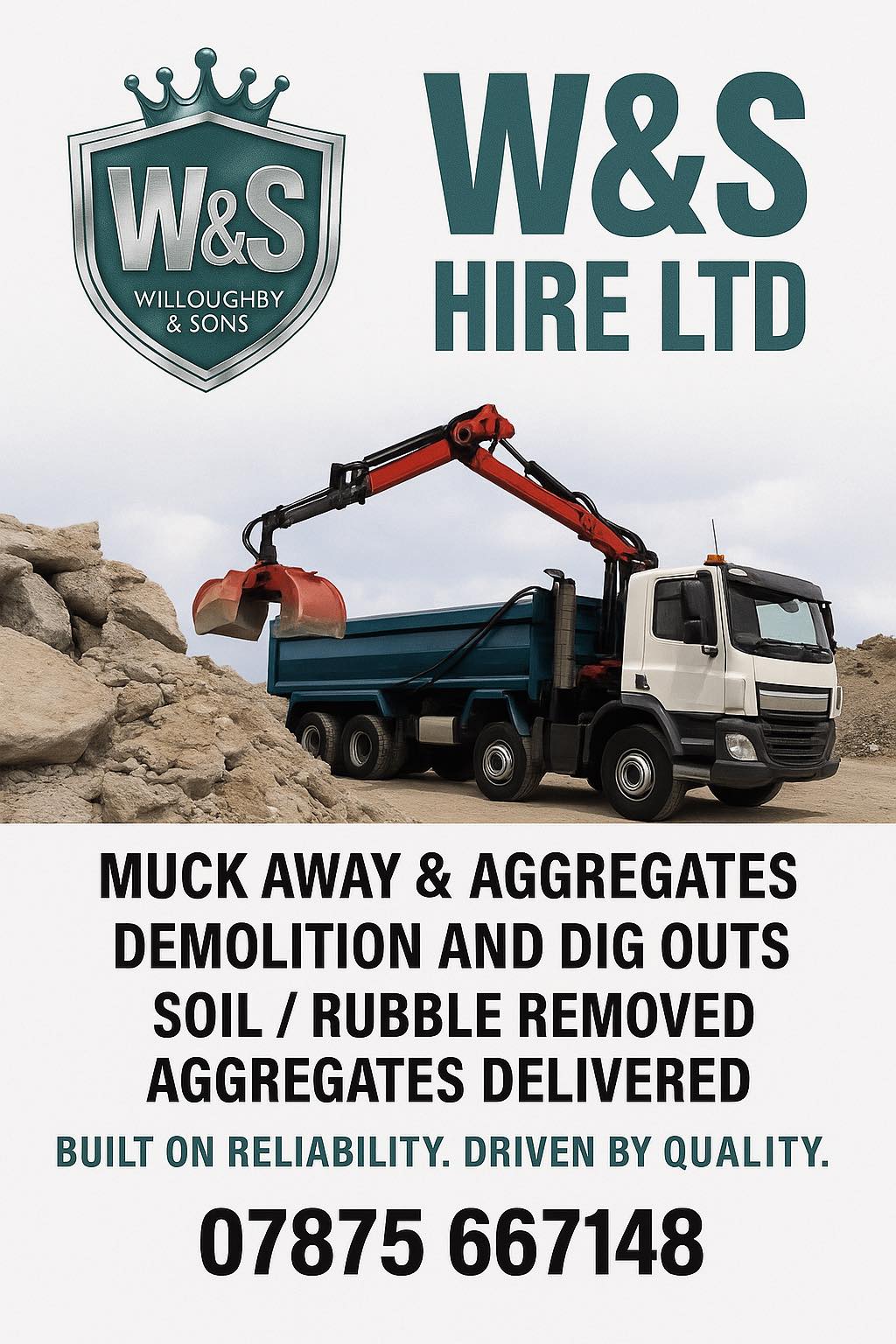Home | W & S Hire Ltd | Soft Strip Demolition Services UK - Truckers ...